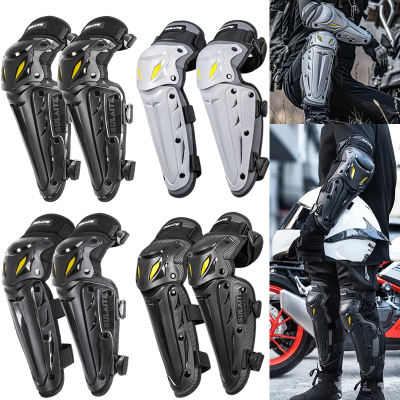 SULAITE-Motorcycle-Thickened-Knee-Pads-Protective-Gear-Equipment ...