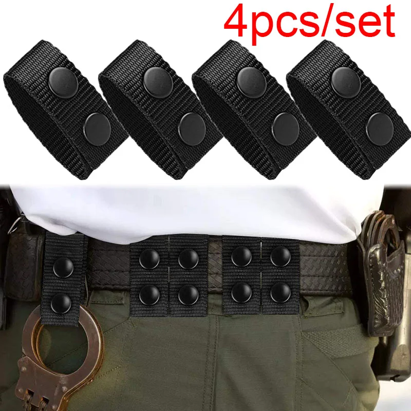 4pcs-Adjustable-Thickened-Tactical-Belt-Buckle-Police-Military ...