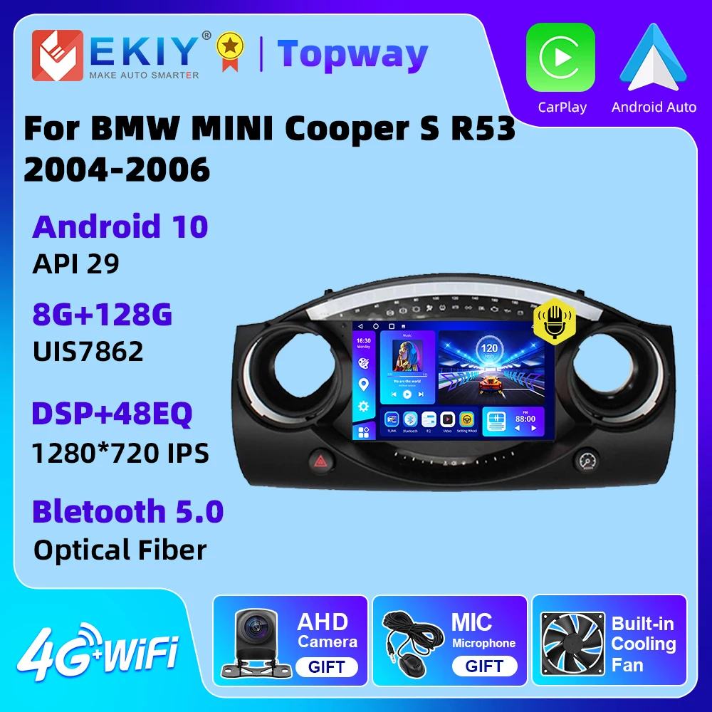 EKIY-Car-Radio-For-BMW-Mini-Cooper-S-R50-R52-R53-2004-2007-Touch ...