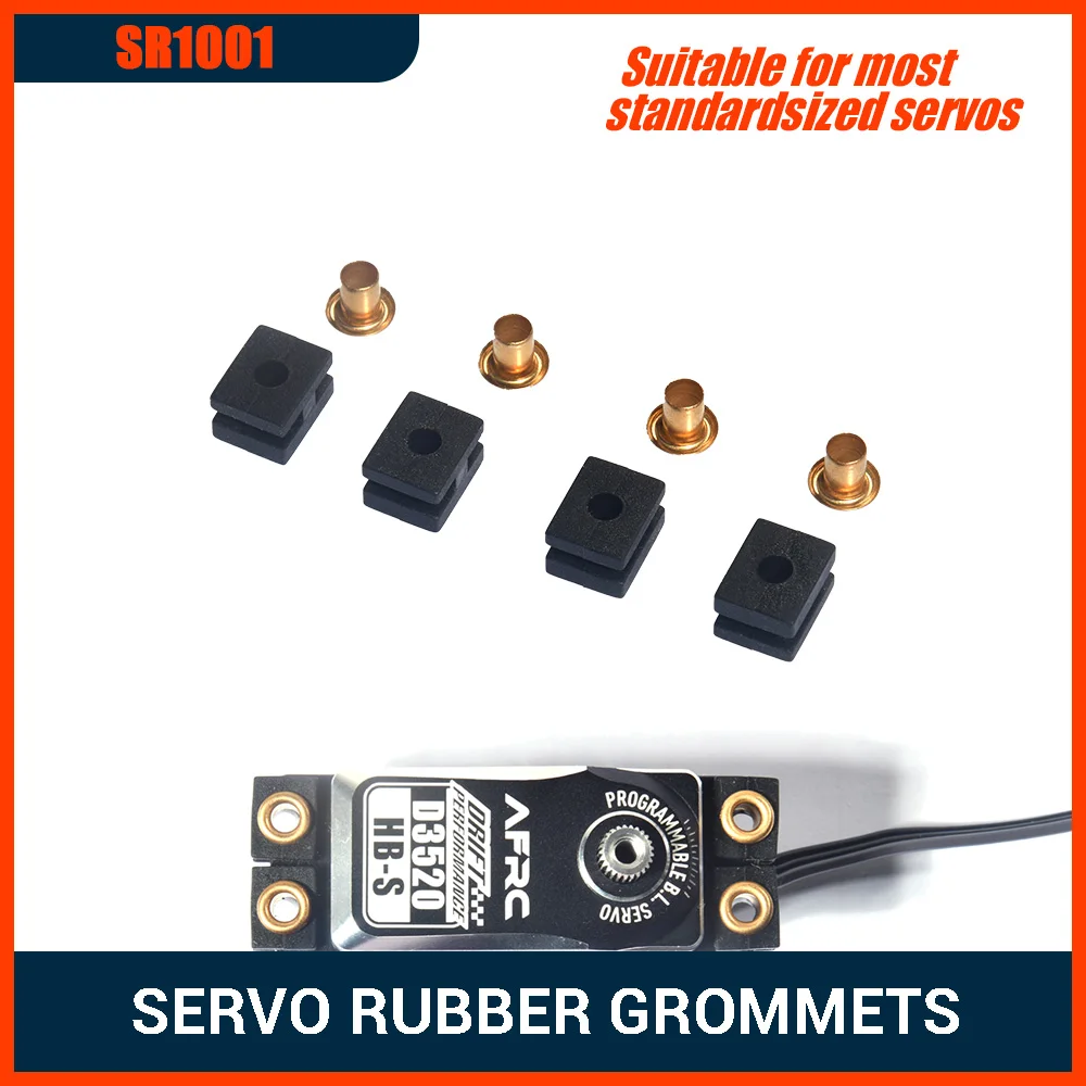 AFRC Servo Shockproof rubber pad Installation pad Copper hollow rivet ...