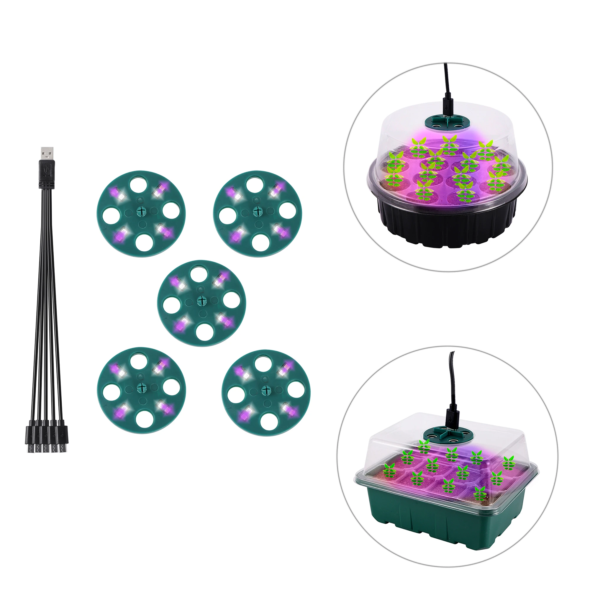 Plant Led Light For Plant Seed Starter Trays Nursery Pots Seedling Tray ...