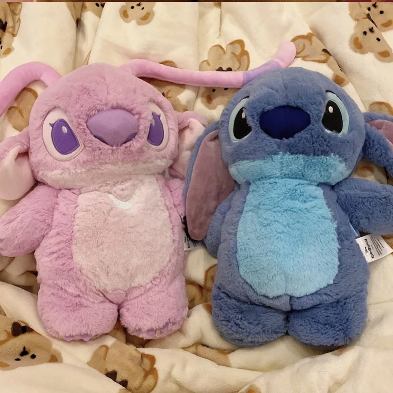 Disney-Stitch-Angel-Lotus-Plush-Garrafas-de-gua-quente-port-til-Hand ...