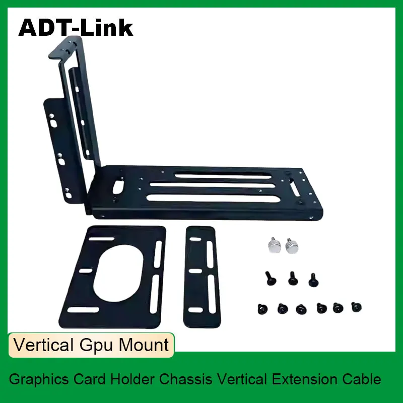ADT-Link Graphics Card Vertical Gpu Mount +GEN4 PCIE 4.0/3.0 16X Riser ...