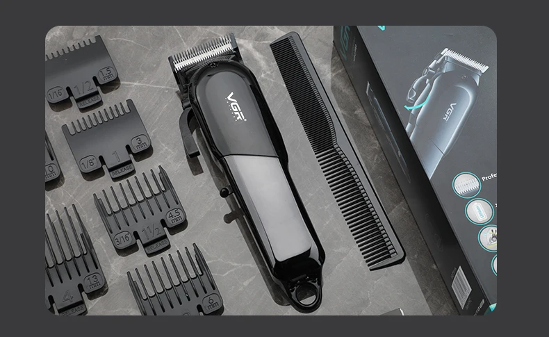 VGR V-118 Professional Hair Clipper with LED Display Trimmer - OTC.LK