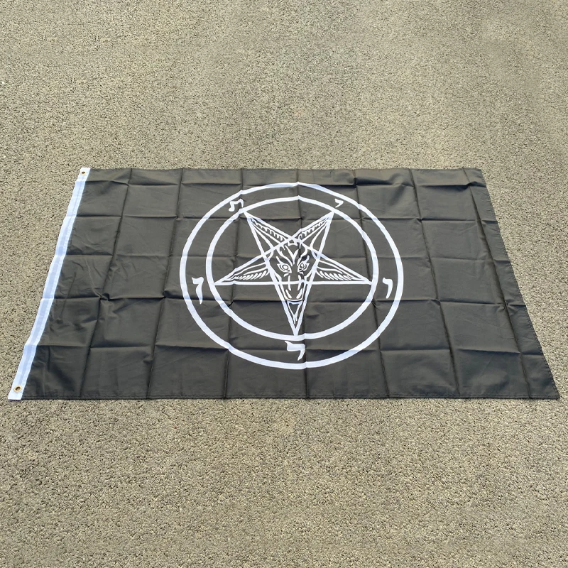 Aerlxemrbrae-Bandera-de-los-caballeros-templarios-Baphomet-iglesia-Sat ...