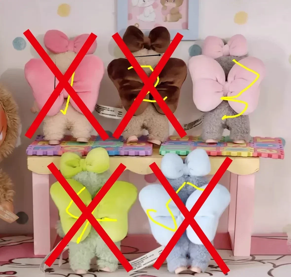 Ropa de muñeca Labu original de 17 cm con colgante de macarrón con ...