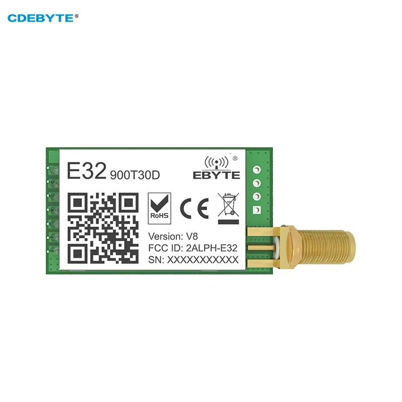 LoRa-Wireless-Serial-Port-Transmissor-30dBm-868-MHz-915MHz-1W-CDEBYTE ...