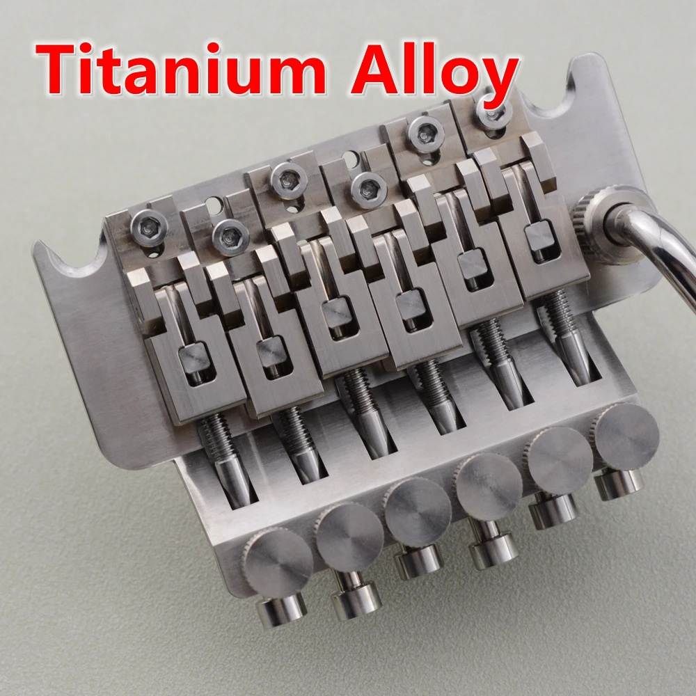 1 Set High Quality Titanium Alloy Tremolo System Bridge Guitar Bridge ...