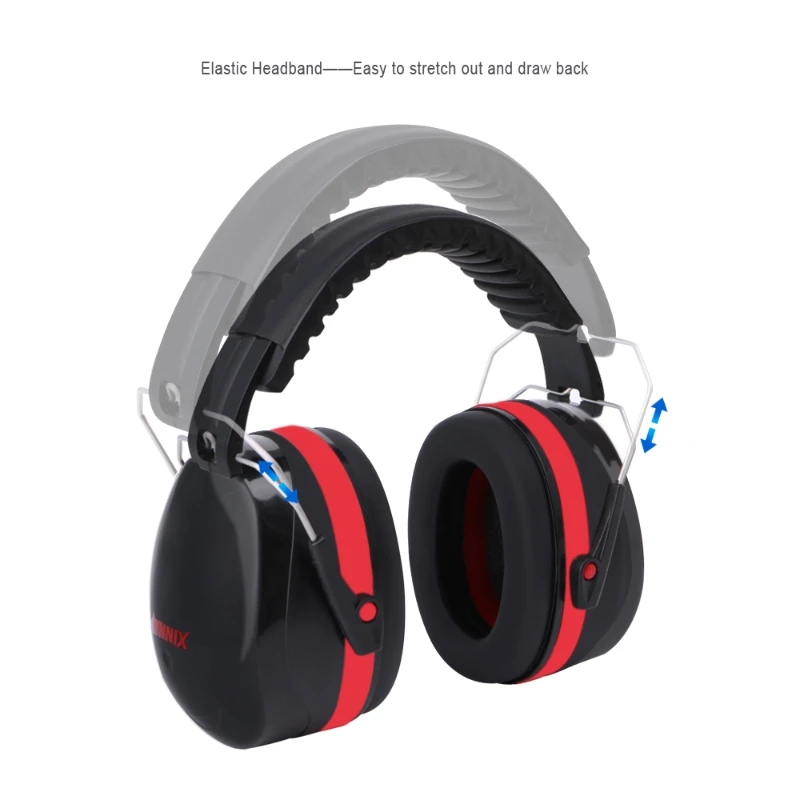 Noise-Reduction-Folding-Headband-Earmuffs-Hearing-Safety-Muffs-Sound ...