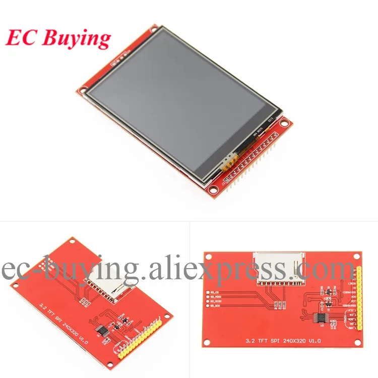 2.8 Inch ILI9341 240x320 SPI TFT LCD Display Touch Panel SPI Serial P