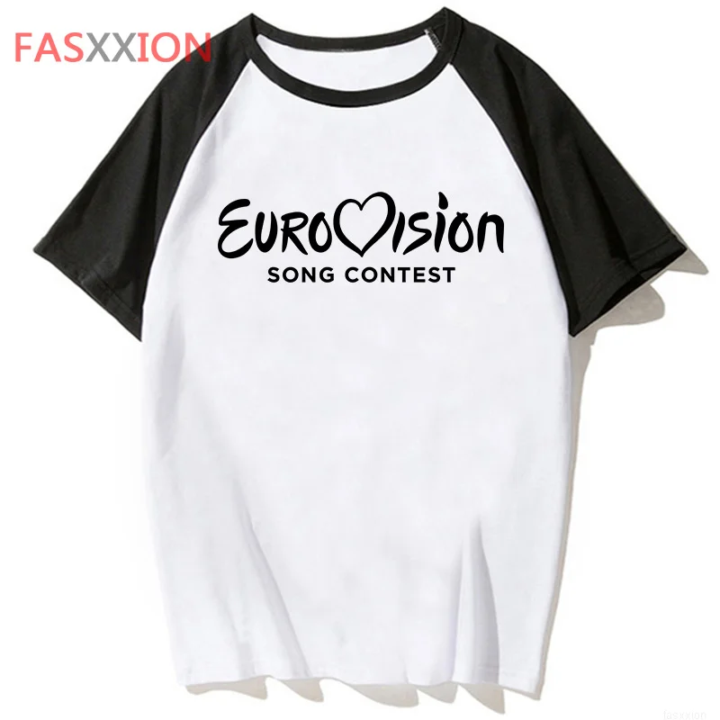 Eurovision clothing male print streetwear funny manga top tees t shirt ...