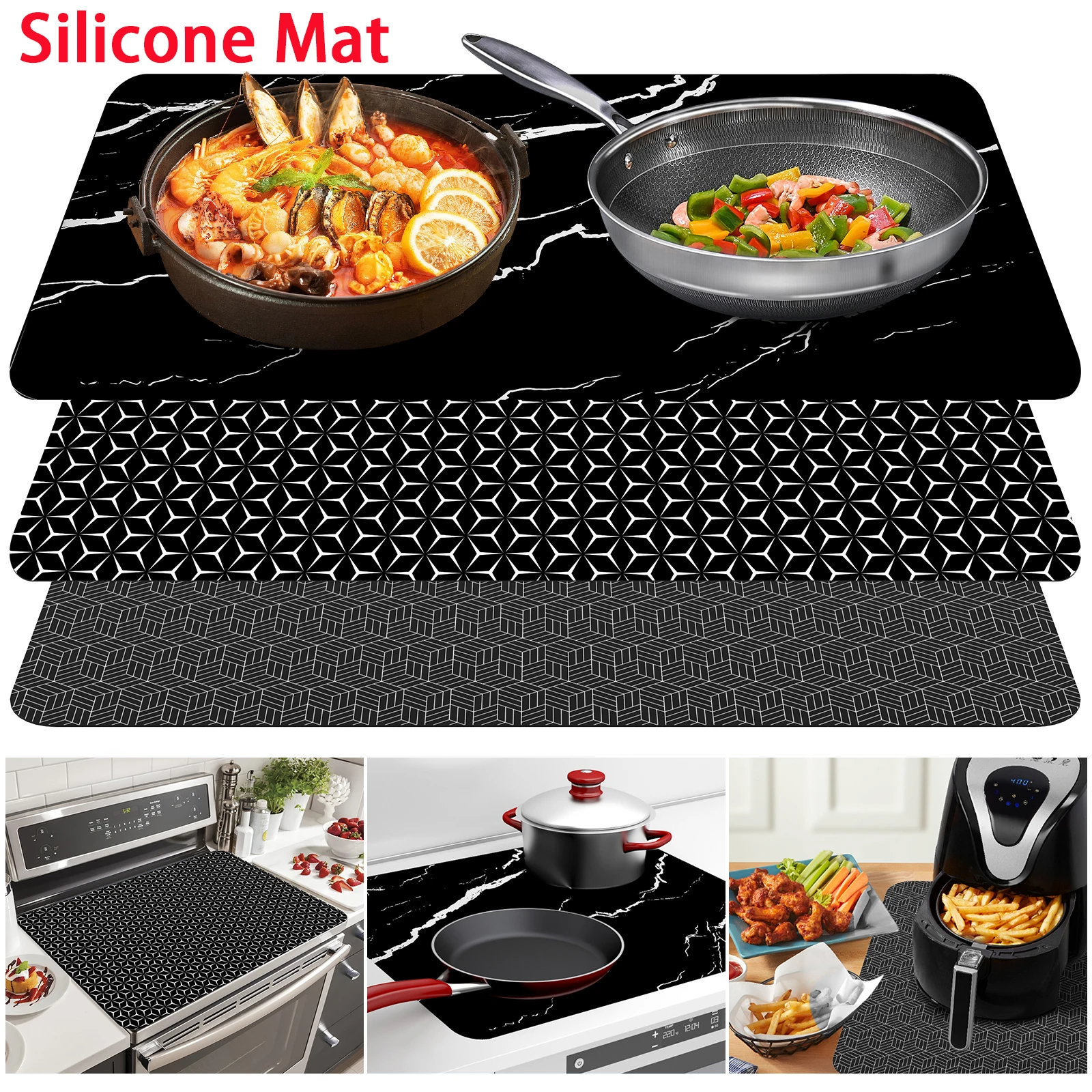 Induction-Cooker-Covers-Silicone-Mat-Heat-resistant-Electric-Stove ...