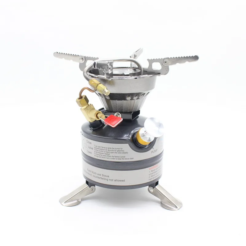 Portable-Outdoor-Camping-Liquid-Fuel-Gasoline-Oil-Burning-Stove-Cooking ...