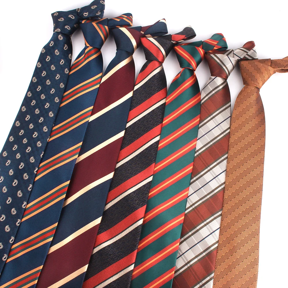 Classic-Stripe-Neck-Ties-Casual-Skinny-Tie-For-Party-Boys-Girls-Dots ...