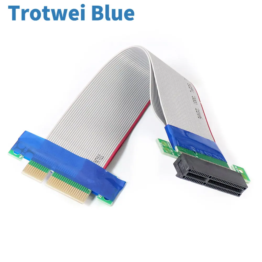 PCI-Express-Extension-Cable-Riser-PCI-E-X4-to-X4-PCIE-Extender-Flexible ...