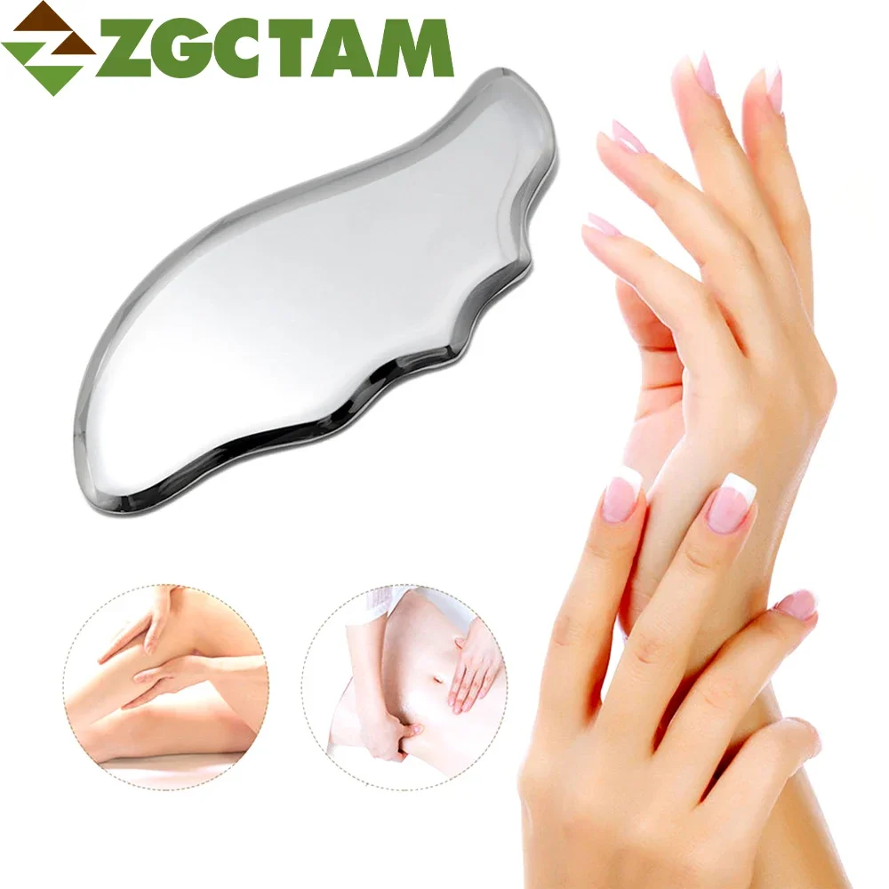 1Pcs-Gua-Sha-Facial-Tool-Stainless-Steel-Guasha-Board-Muscle-Scraper ...