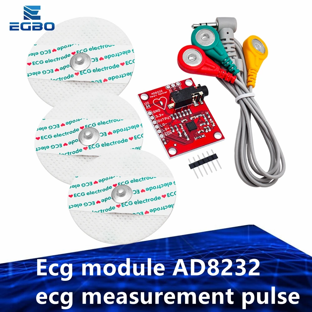 1PCS-10PCS-EGBO-Ecg-module-AD8232-ecg-measurement-pulse-heart-ecg ...