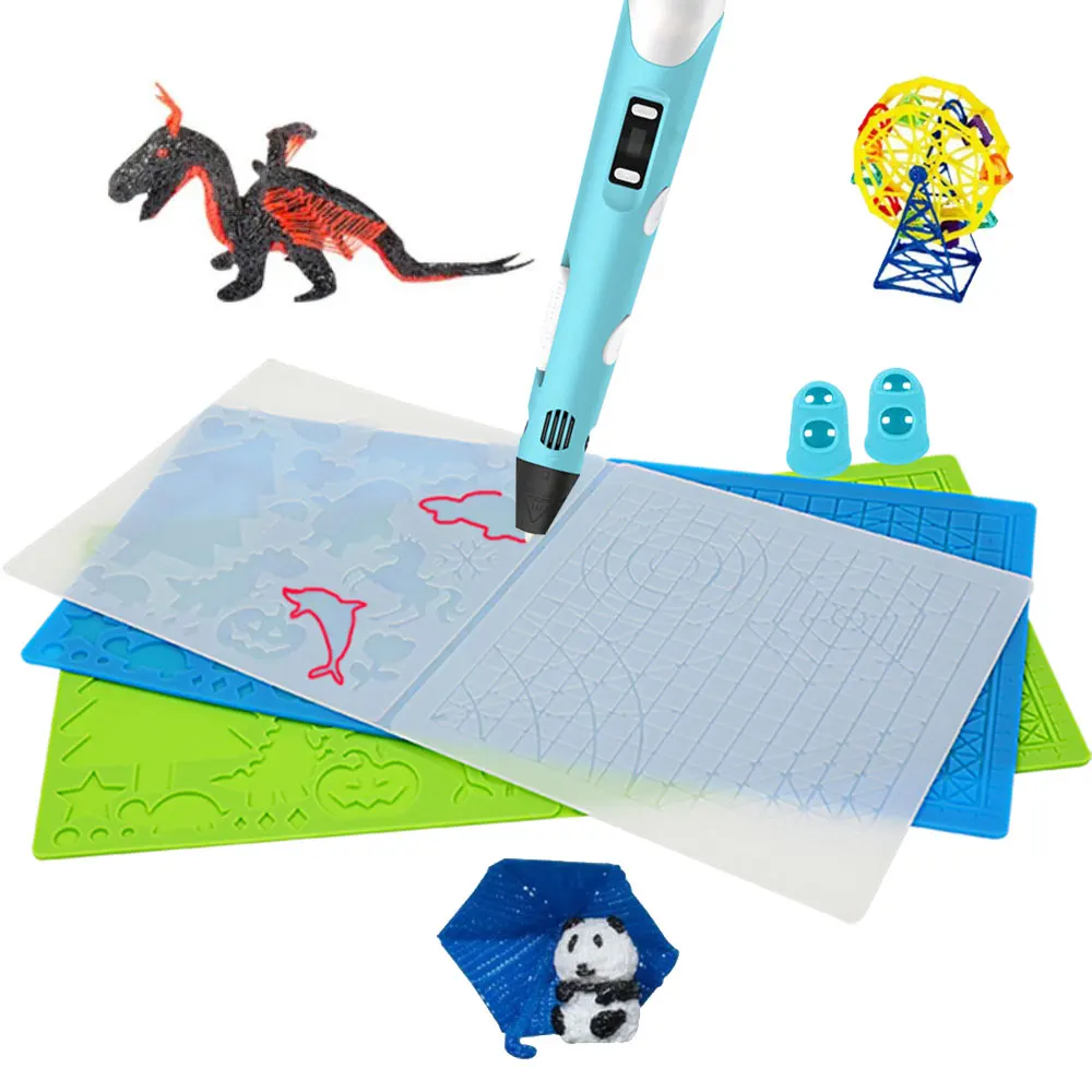 3D-printing-strokes-silicone-design-pad-DIY-creative-drawing-silicone ...