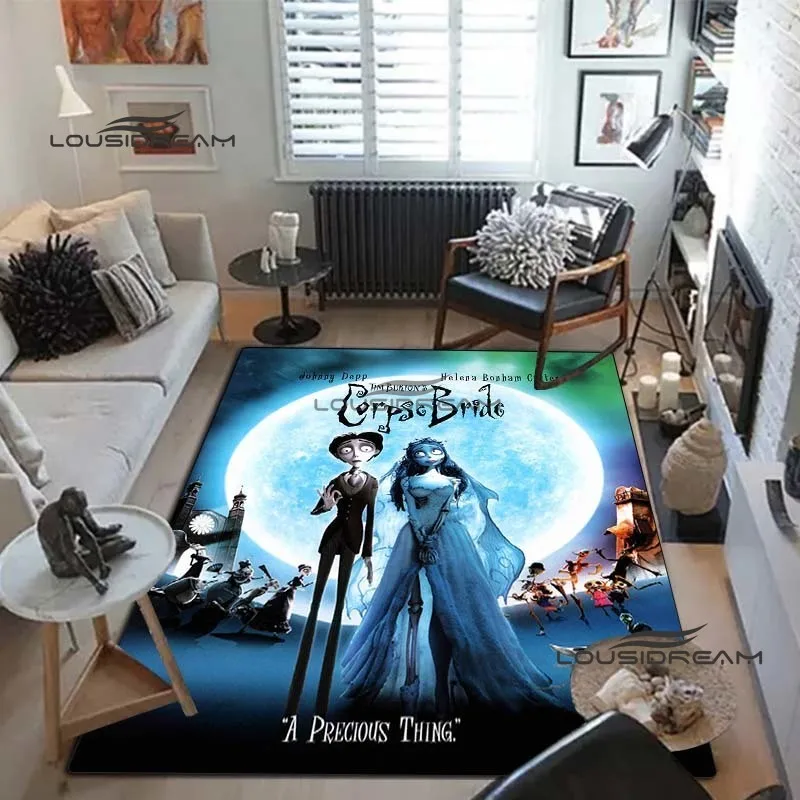 Corpse Bride Cartoon Carpets and Rug Halloween Gift Carpet Floor Mat ...