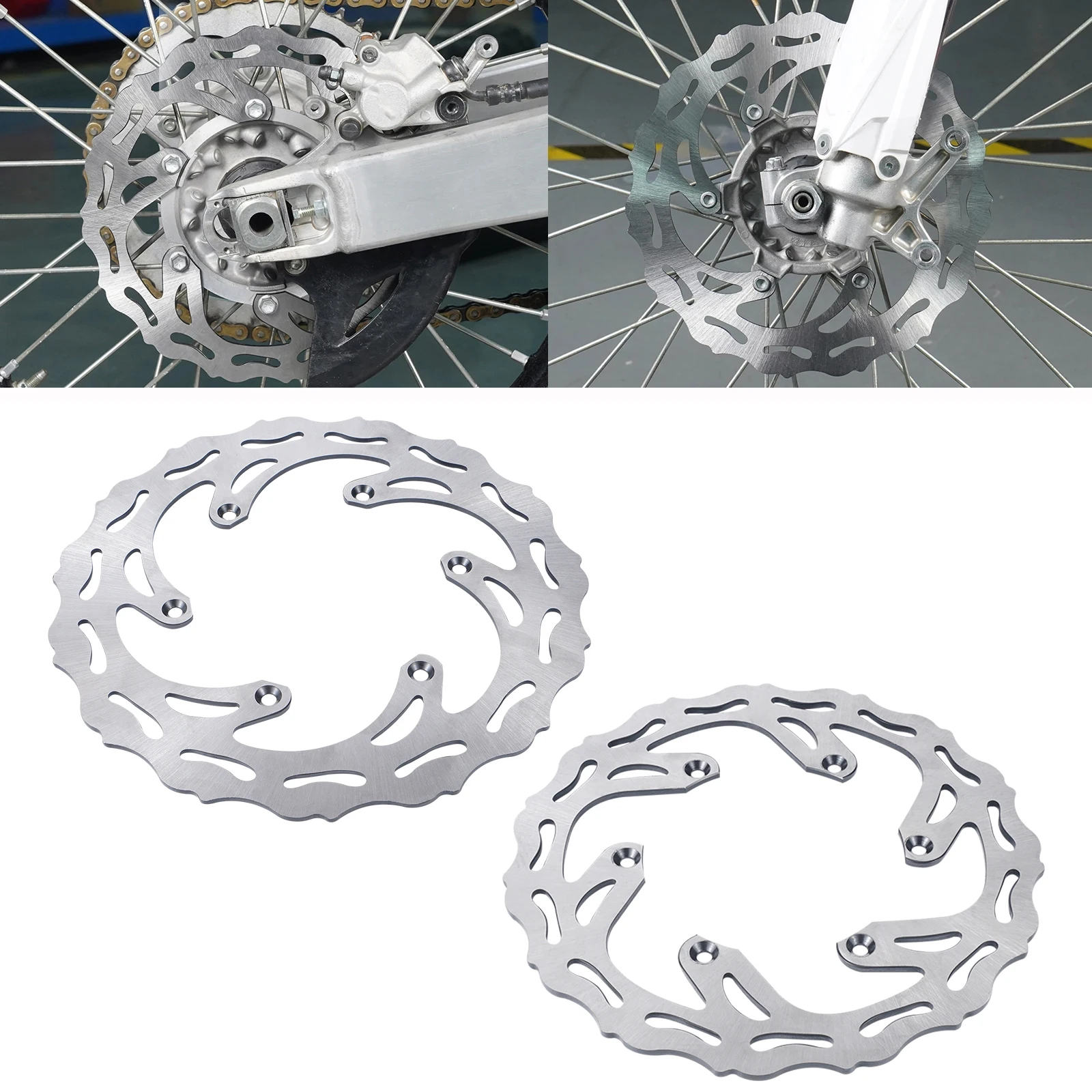 Rear-Front-Brake-Disc-Rotor-For-Yamaha-YZ450F-YZ125-YZ250-YZ250X-YZ250F ...