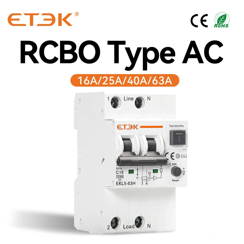 Residual Current Circuit Breaker | Rcbo Circuit Breaker | Etek ...