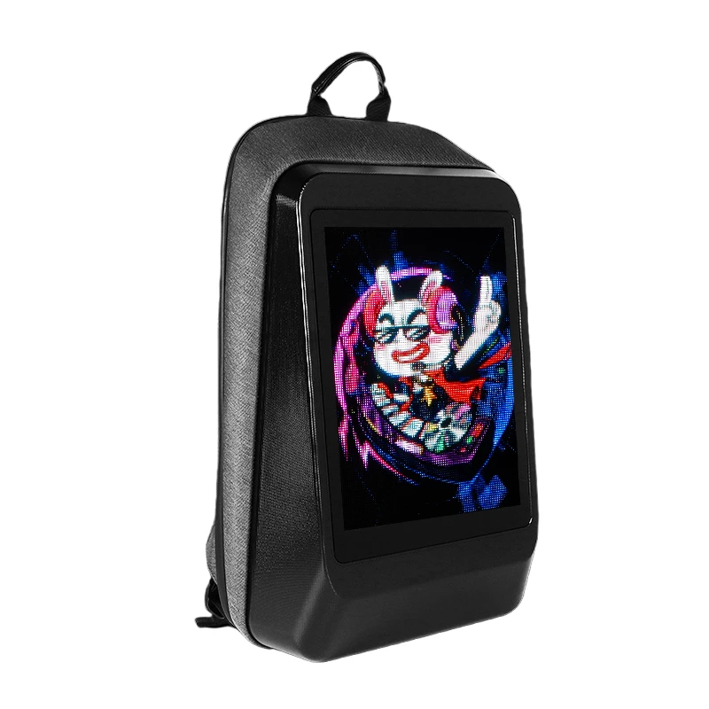 Mochila-inteligente-din-mica-con-pantalla-LED-para-viaje-de-negocios ...