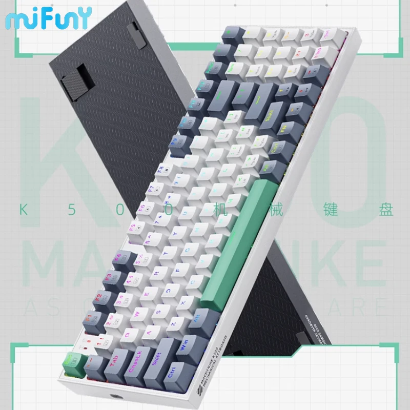 MiFuny-Machenike-K500-Teclado-Mec-nico-com-Fio-Hot-Swappable-RGB ...