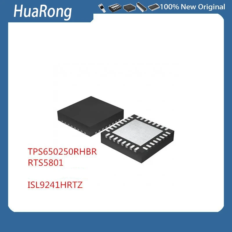 5Pcs/Lot TPS650250RHBR TPS650250 TPS650250Q RTS5801 ISL9241HRTZ ...