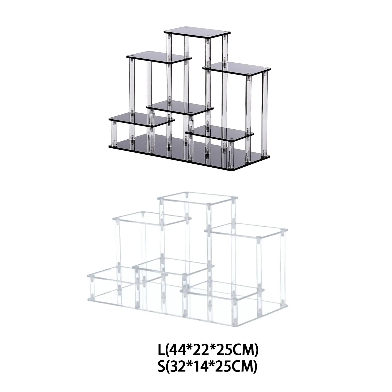 Acrylic-Display-Stand-Showcase-Stand-Display-Shelf-for-Figures-Toy-Home ...