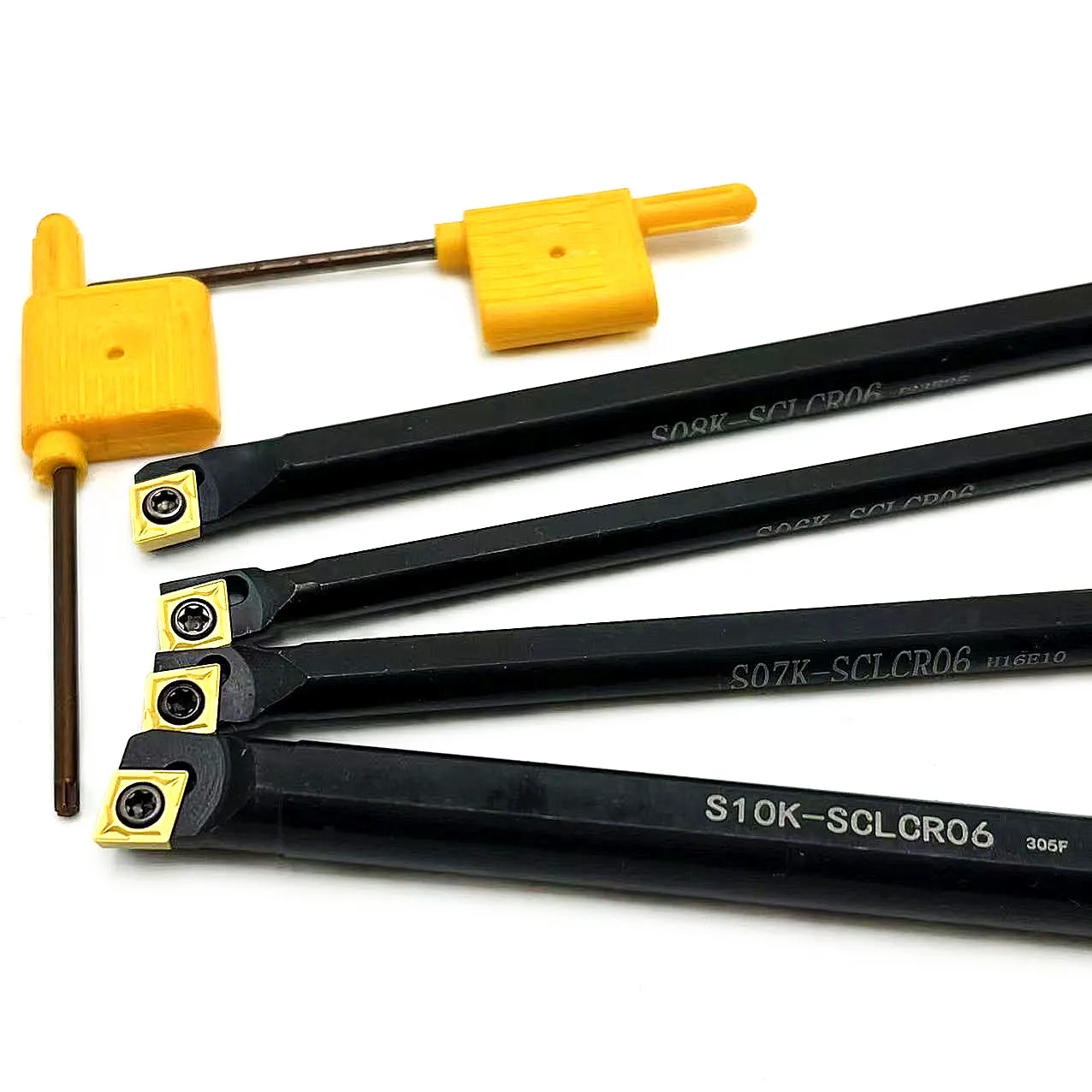 S07K-S08K-S10K-S12M-S16Q-SCLCR06-95-degree-turning-tool-holder-boring-bar-10PCS-CCMT060204 ...