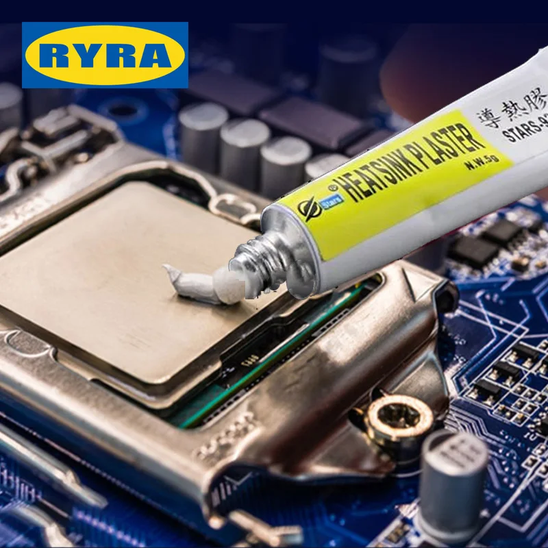 칩 VGA RAM LED IC 쿨러 라디에이터 냉각용 열 패드, 전도성 방열판 석고 점성 접착제, 5g, 1 개, 2 개, 3 개