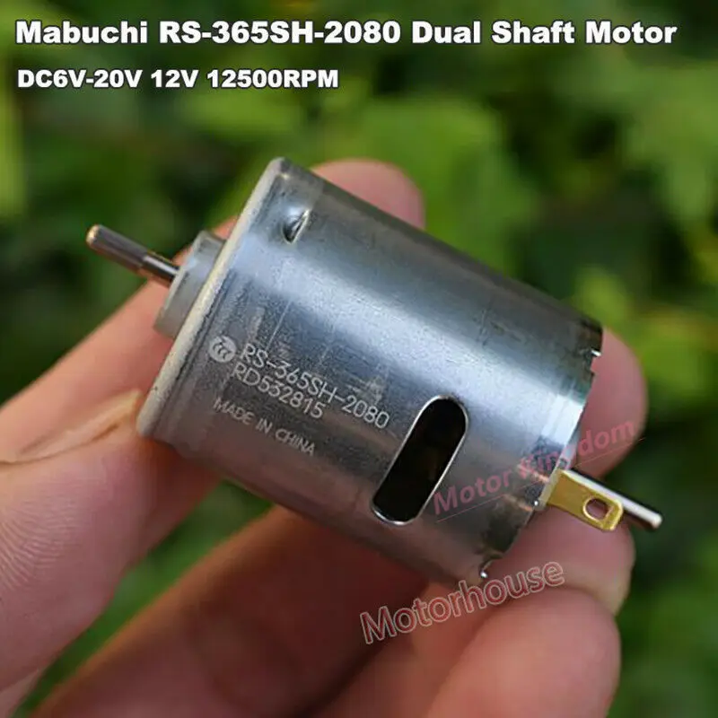 MABUCHI-RS-365SH-2080-DC12V-12500rpm-High-Speed-Dual-Shaft-Electric ...