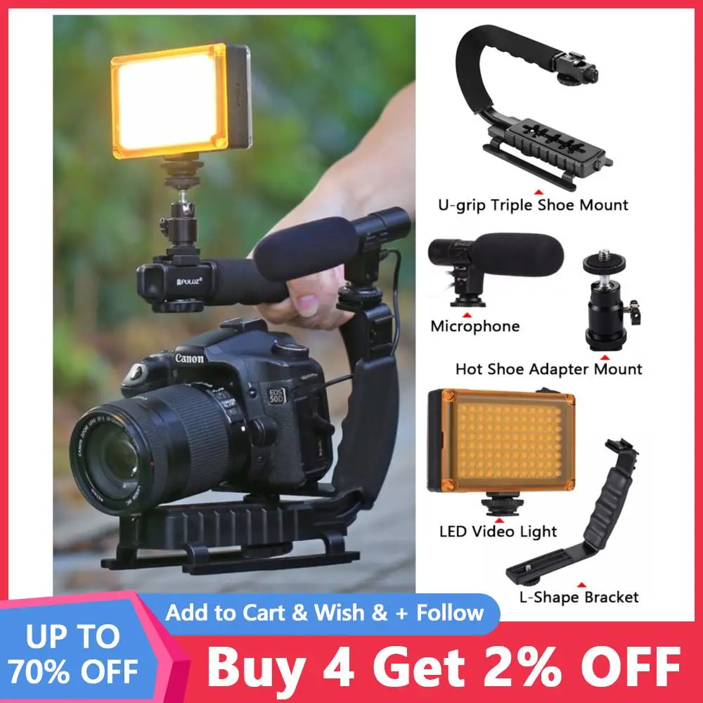 U-C-Shaped-Holder-Grip-Video-Handheld-Stabilizer-for-DSLR-Nikon-Canon ...