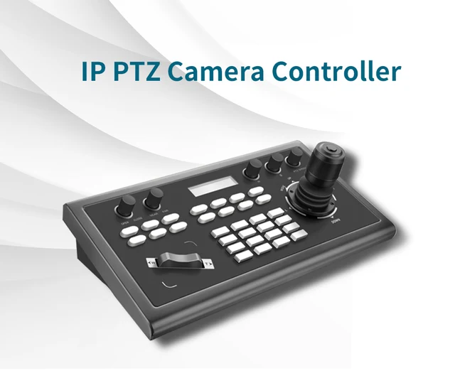 Camera Control Keyboard Network ONVIF VISCA Pelco-d/p Protocol Joystick Console POE RS422 RS485 ...
