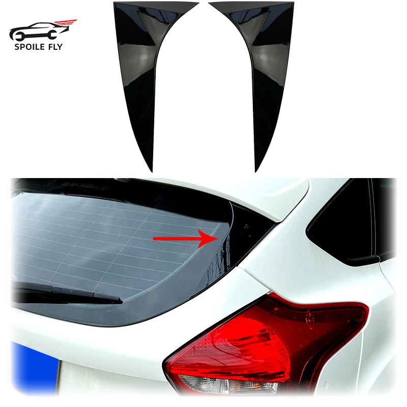 2015-To-2018-For-Ford-Focus-Hatchback-Rear-Window-Spoiler-Side-Wing ...