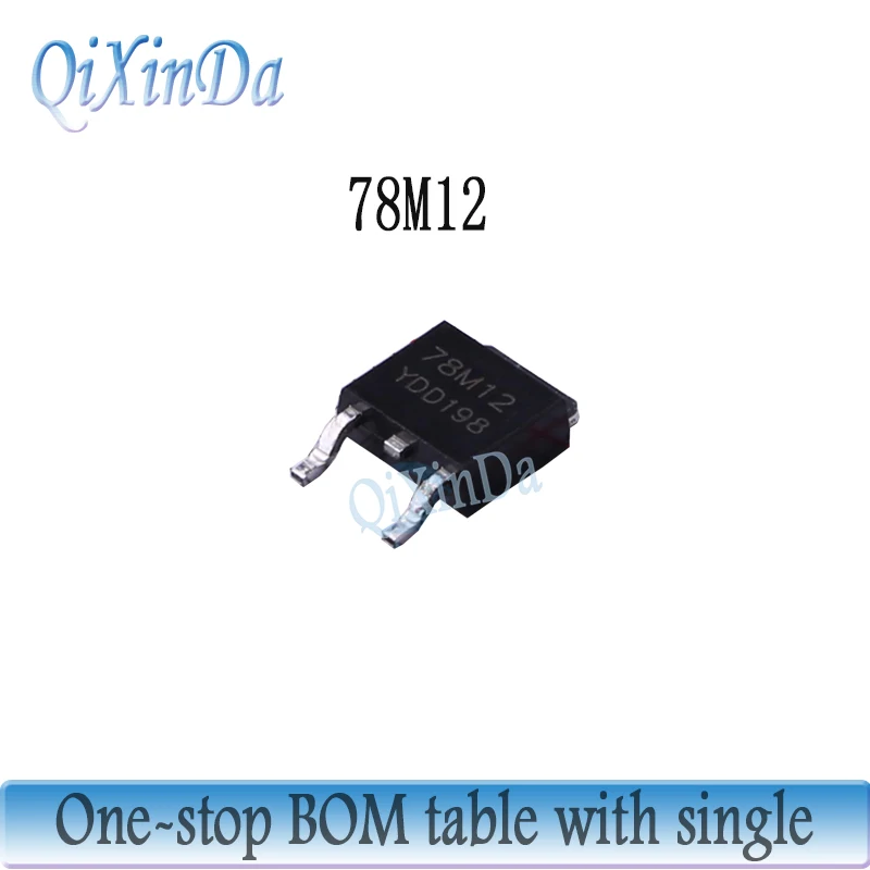 10 Uds 78M05 78M06 78M08 78M09 78M12 78M15 TO-252 500MA tubo regulador ...