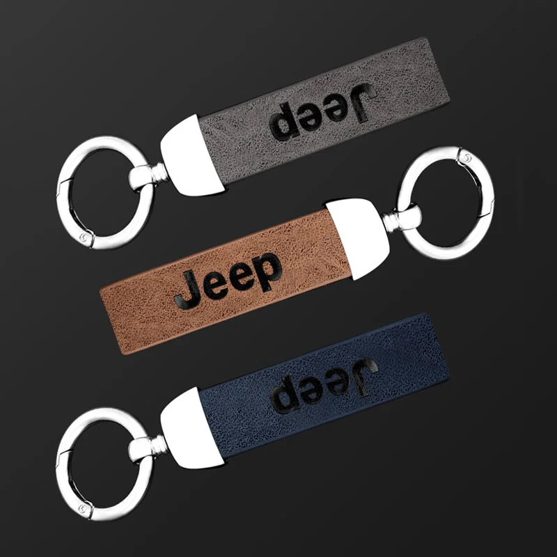 Retro style Leather Car Keychain Keyring Key Ring Custom Gift with Logo ...