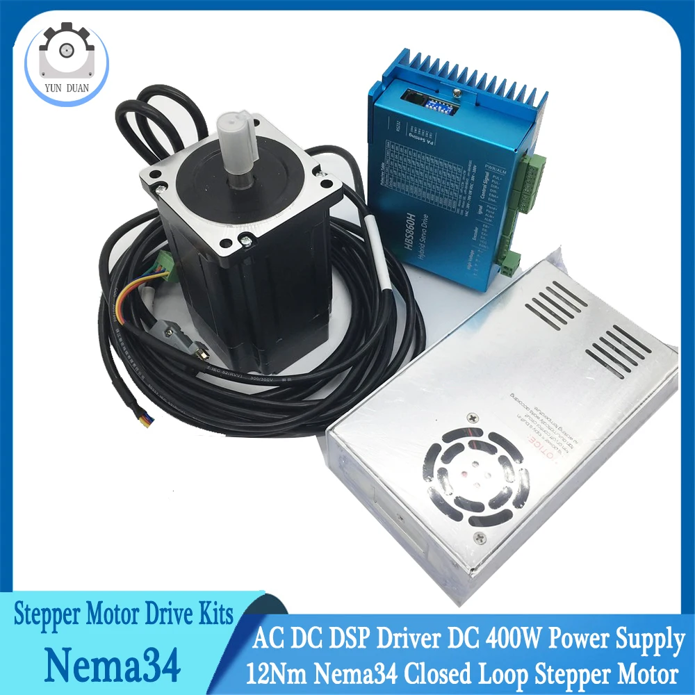 Motor-de-passo-12nm-nema34-motor-de-passo-com-loop-fechado-86mm-dsp-ac ...