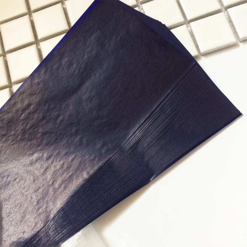 50pcs 48k Carbon Paper Blue Double sided Thin Carbon Paper For 