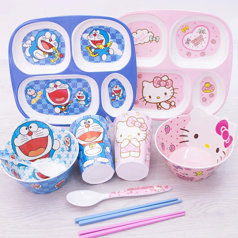Kawaii My Melody Kt Household Children's Cutlery Set Anime Sanrioed ...
