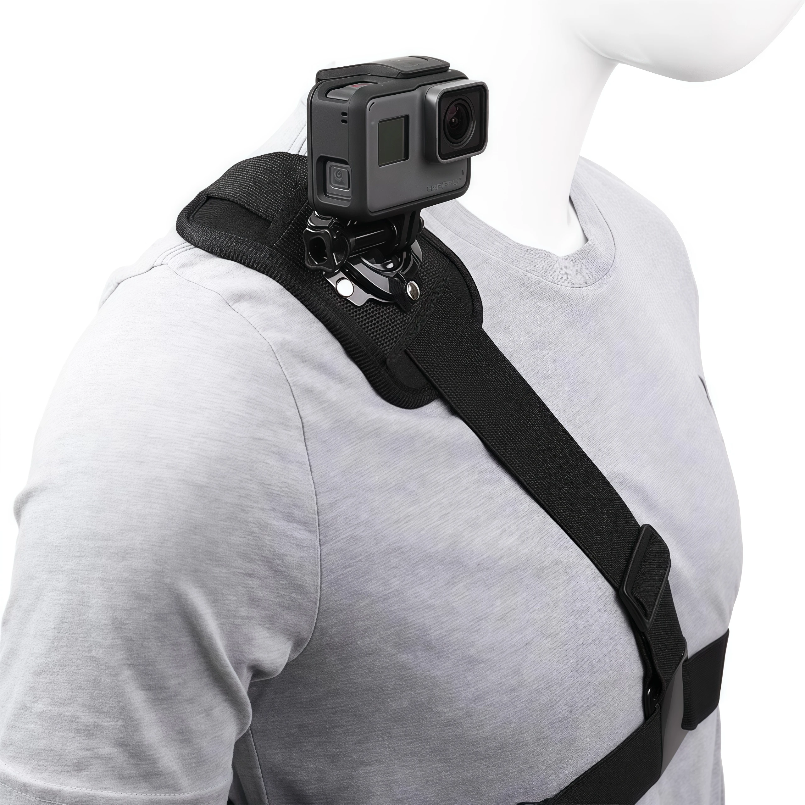 360° Rotation Shoulder Strap Mount Chest Harness Adapter For GoPro Hero ...