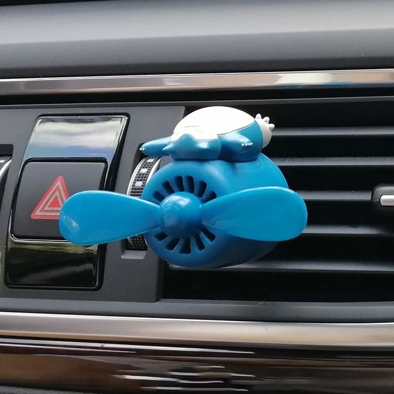 Kawaii Pokemon Pikachu Car Fragrance Cute Snorlax Cartoon Cartoon Car ...