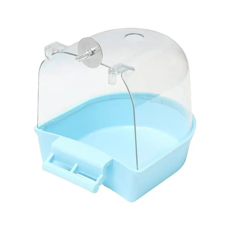 Banheira e Acessórios de Limpeza para Gaiolas de Aves: Tubo de Banho e Caixa de Chuveiro para ...