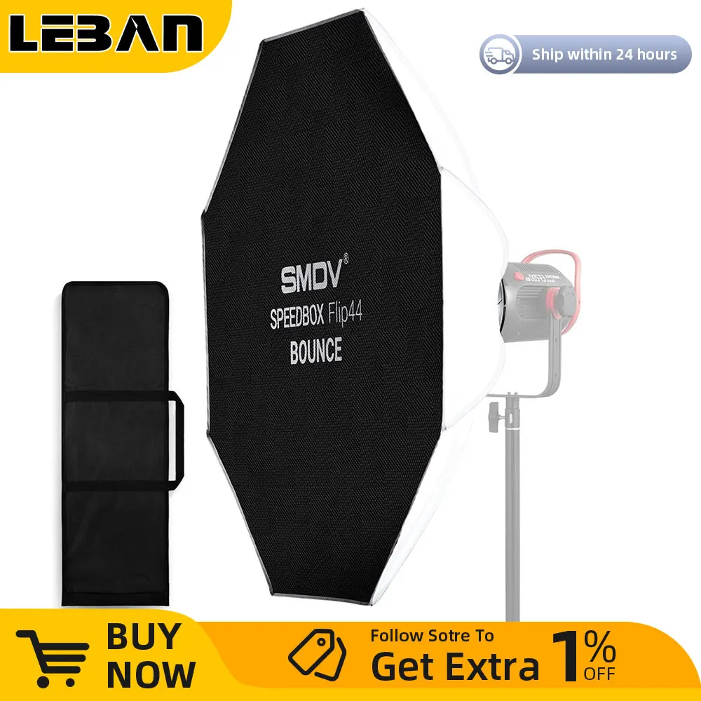 SMDV-110cm-SPEEDBOX-FLIP-BOUNCE-44-Quickly-Release-Reflective-Softbox-for-Bowens-Elinchrom-Mount ...