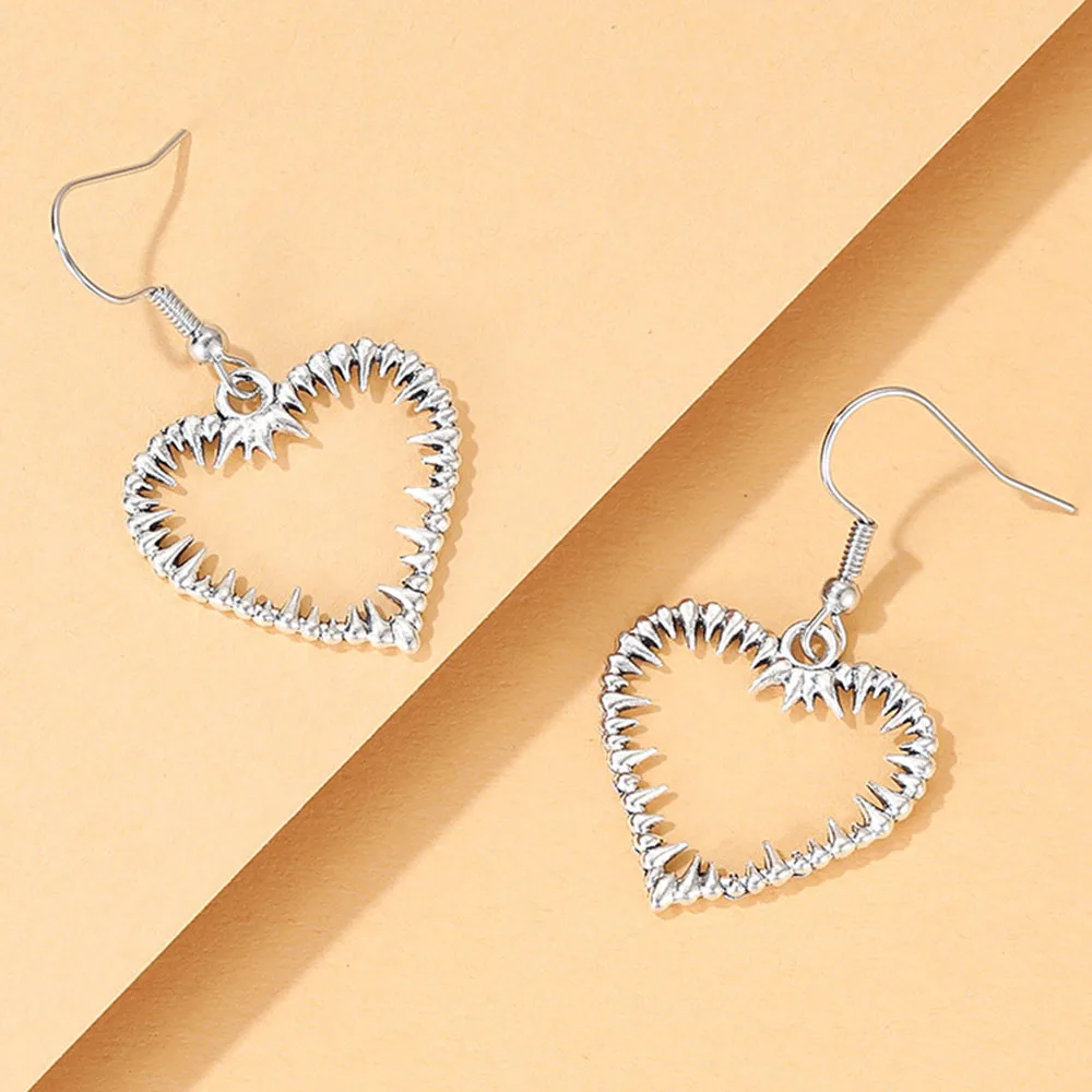 Design-Dark-Art-Goth-Drop-Dangle-Earrings-for-Women-Gothic-Hollow-Heart ...