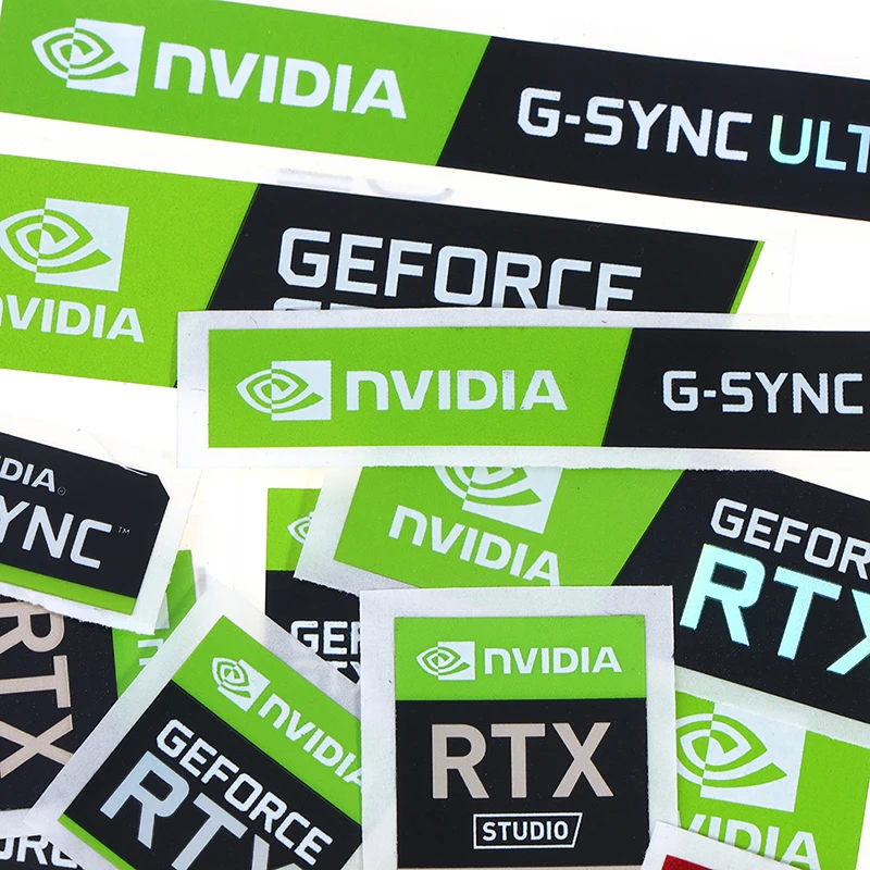 Generic 5 Pcs New NVIDIA GTX GEFORCE Laptop Desktop Computer Label ...