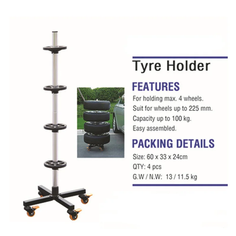 Tyre-Holder-Tire-Rack-With-Wheels-Easy-to-Move-Mobile-Heavy-Duty-4 ...
