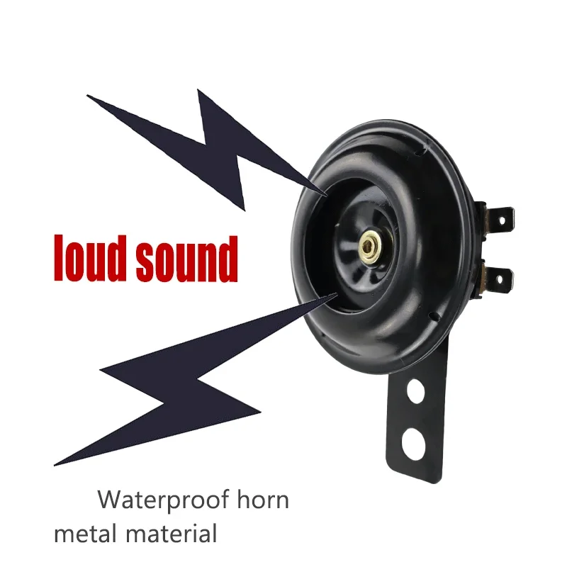Motorcycle-Loud-Horn-Speakers-Waterproof-12V-Round-Warning-Voice-Signal ...