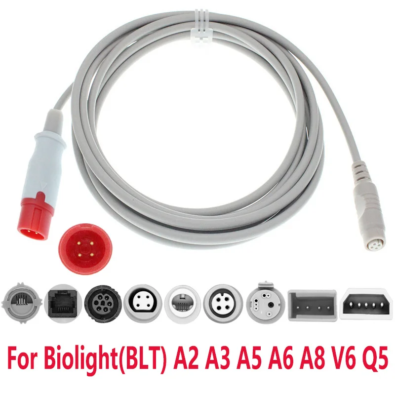 Compatible Biolight(BLT) A2 A3 A5 A6 A8 V6 Q5 Monitor de paciente Cable ...