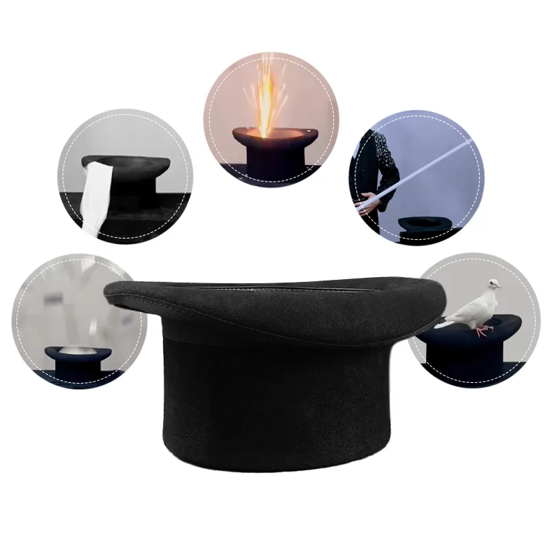 Magic Tricks Dove Hat The Scarf Disappeared Stage Props Professional ...